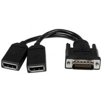 StarTech DMSDPDP1 8in LFH 59 Male to Dual Female DisplayPort DMS 59 ...