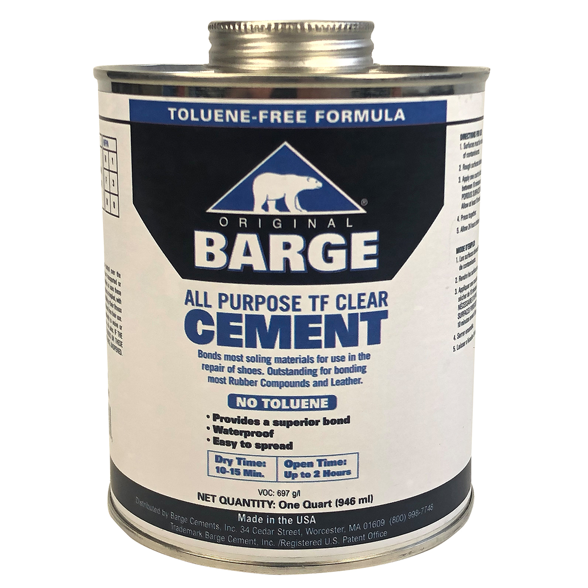 Barge All-Purpose TF Clear Cement - Quart - Walmart.com