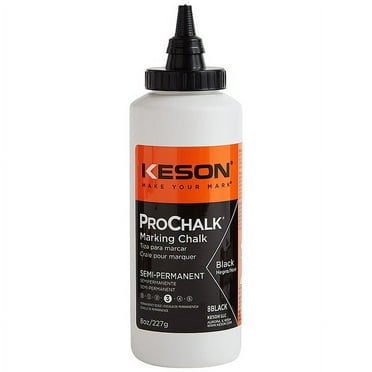 Keson Marking Chalk Refill,Black,5 Lb 105BLACK - Walmart.com