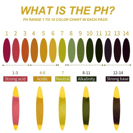 Ph Test Paper Ph Test Strips Eye Dropper Water Test Paper 2Packs Of ...