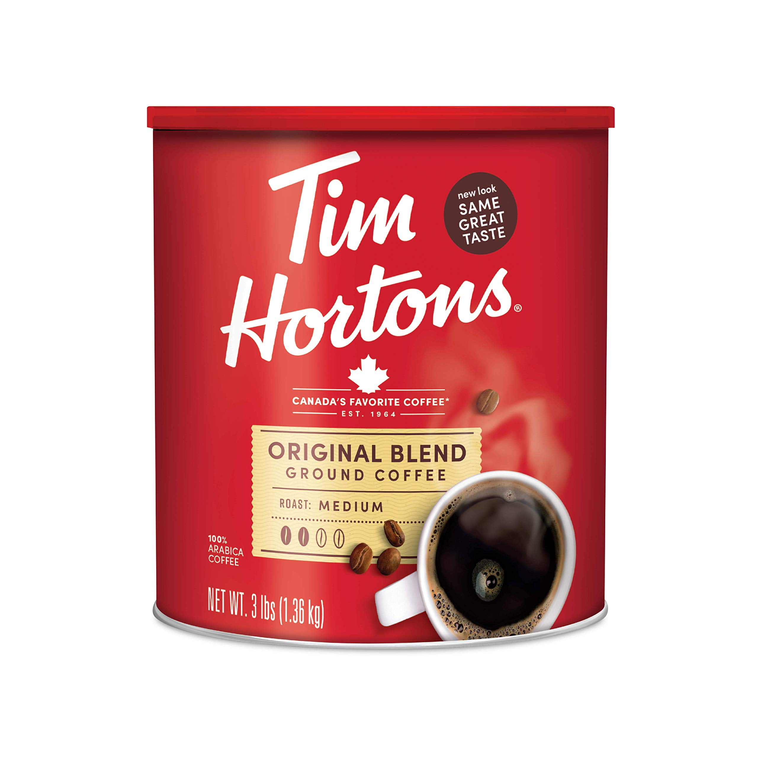 Tim Hortons Original Blend, Medium Roast Ground Coffee, Canada’s ...