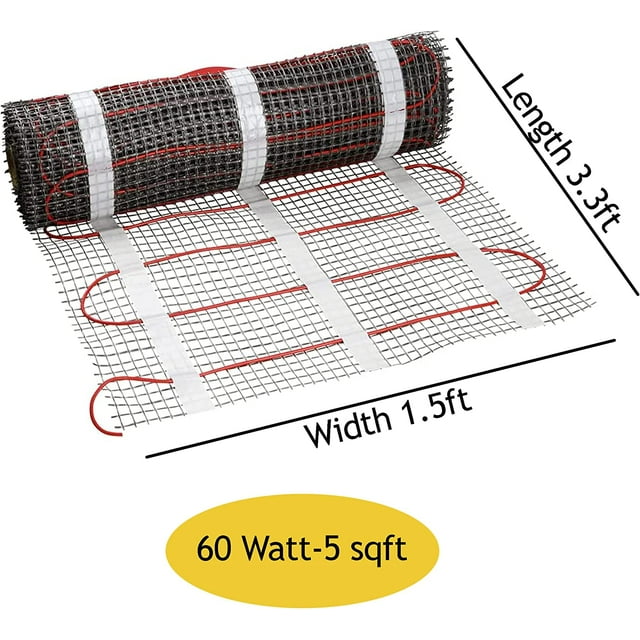 EconoHome Underfloor Heating Mat - Fluoropolymer Insulated Floor ...