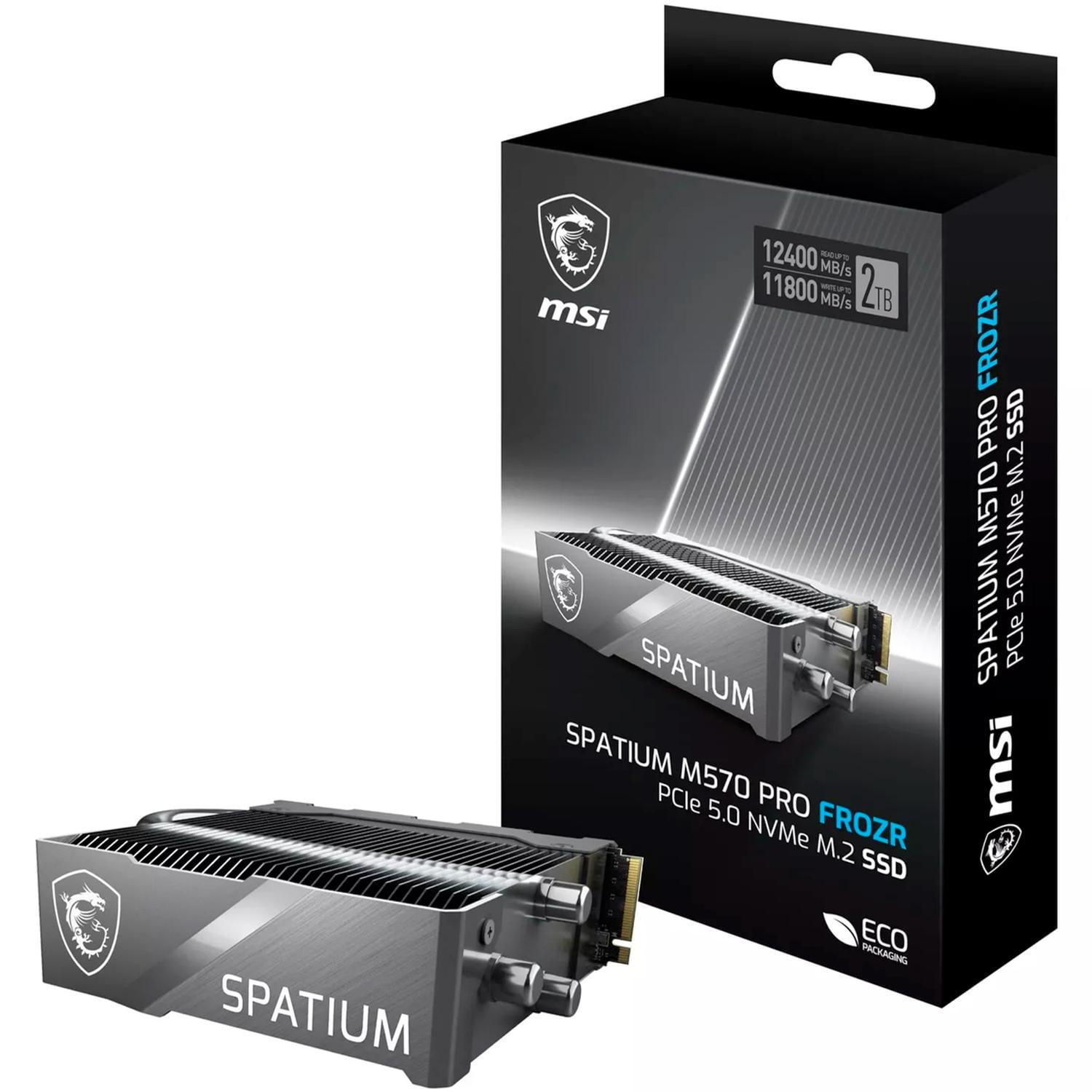 Unidad de Estado Solido SSD M.2 2TB MSI SPATIUM M570 PRO FROZR NVMe ...