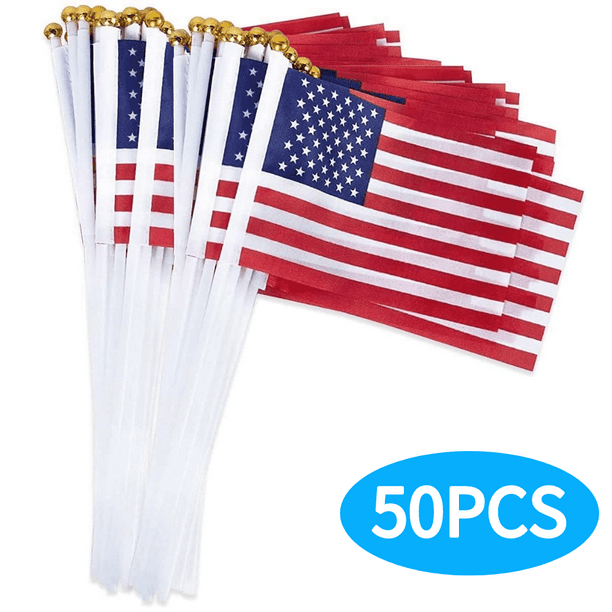 Small American Flag Stick