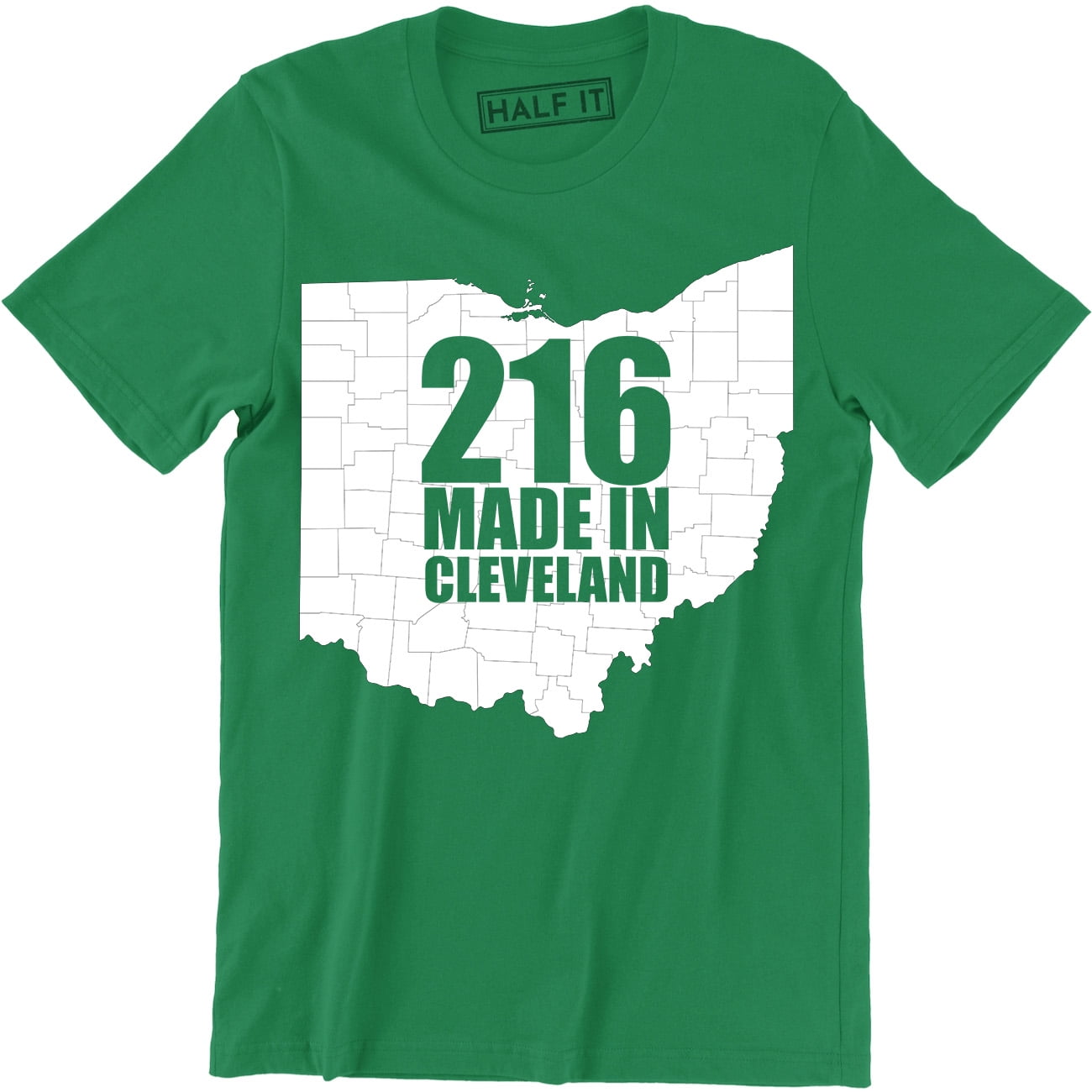 Half It - 216 Made In Cleveland Ohio City Pride Basketball Baseball ...