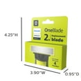 Philips Norelco Oneblade Replacement Blade 2 Pack, Trims, Edges, Shaves ...
