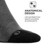 Feetures Merino 10 Cushion Quarter- Wool Athletic Socks for Men & Women ...