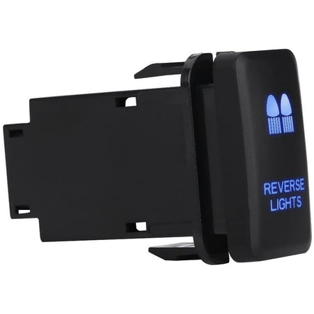 Car Rocker Switch, 12V Blue LED Car Auto On Off Rocker Toggle Switch ...