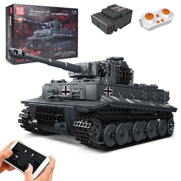 Mould King 20014 Technical Car Toys The RC Tiger Tank Building Block ...