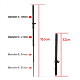 New Carbon Fiber Telescopic Rod Surveying Measuring Pole Extension ...