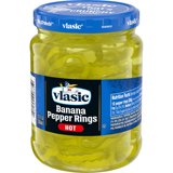 Vlasic Deli Style Banana Pepper Rings, Hot Peppers, 12 Oz - Walmart.com