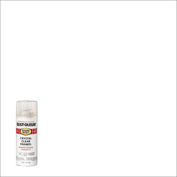 Rust-Oleum Clear Gloss Enamel Spray Paint, Stops Rust, Turbo Spray ...