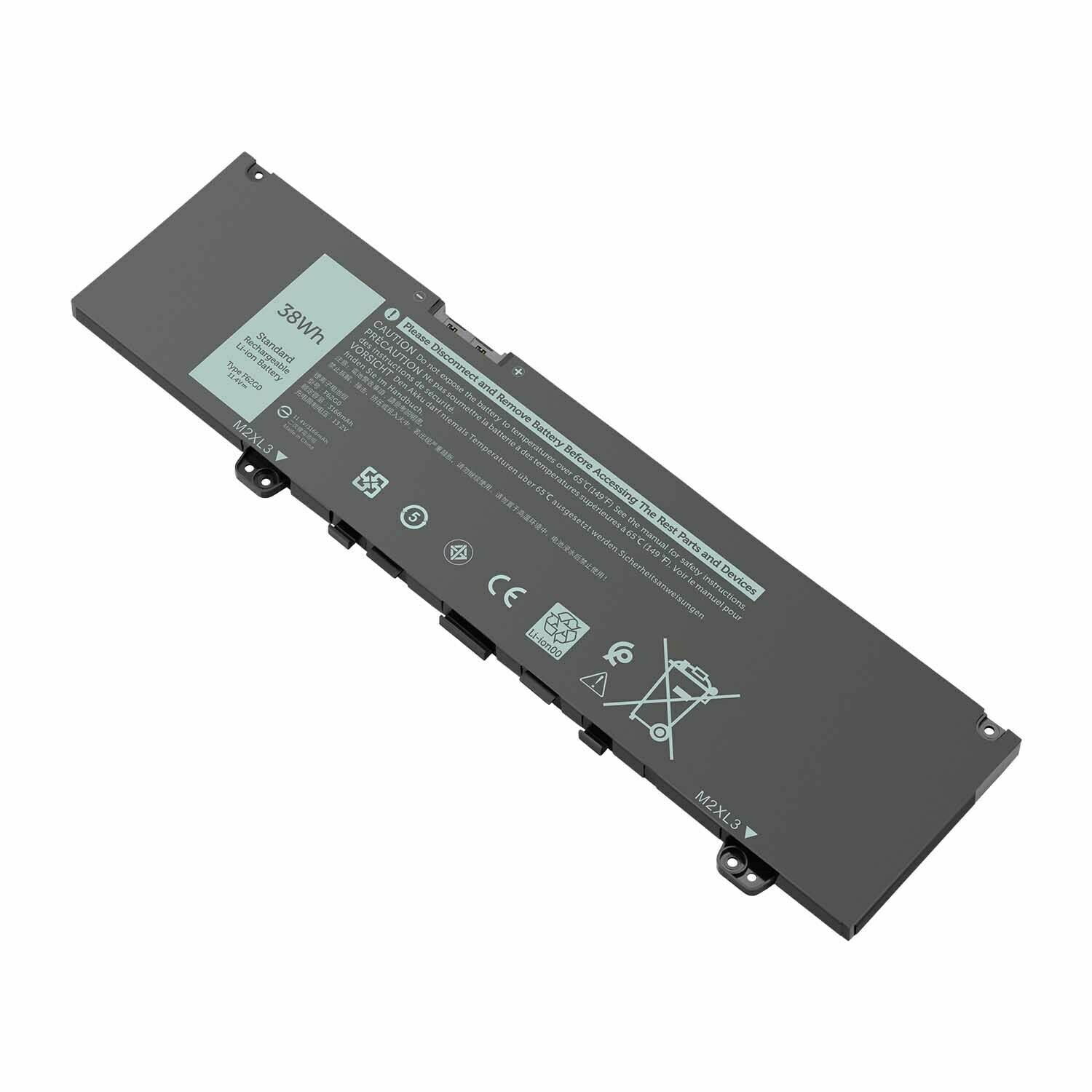 Battery for Dell Inspiron 13 7000 2-in-1 7373 7386 7370 7380 5370 F62G0 ...