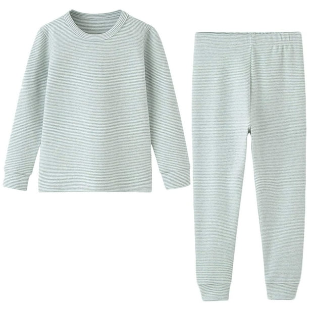 Enfants chAris gender Neutral Pajamas for Kid Thermal Underwear Set 5T ...