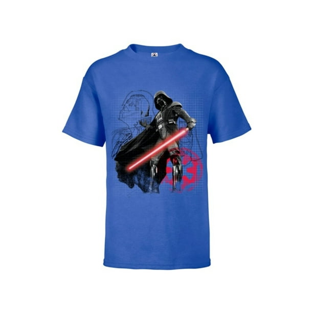 Star Wars Darth Vader Blueprint of a Sith Lord - Short Sleeve T-Shirt ...