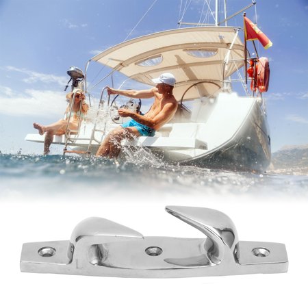 Greensen 155mm/6.1in Left Straight Bow Chock Cleat Stainless Steel Rope ...