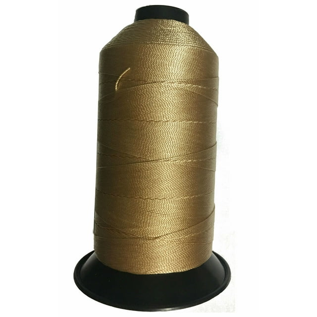 Beige Bonded Nylon Sewing Thread T135 #138 1250 Yard for Outdoor ...