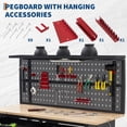 Shininglove 60" Garage Workbench, 2000 Lbs Capacity Heavy Duty Work ...