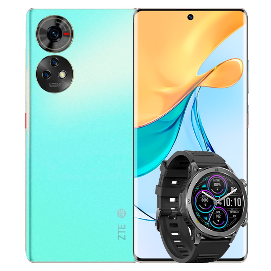 Smartphone ZTE Axon 50 5G 256GB Verde 6GB RAM + Smartwatch | Walmart en ...