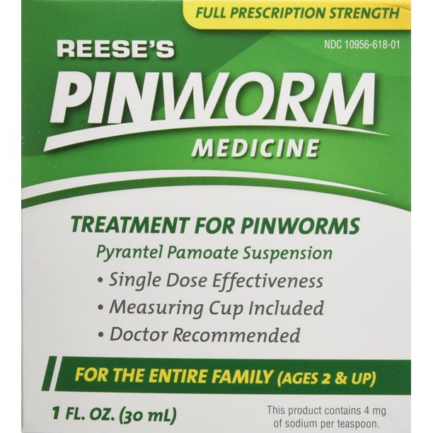 PIN Worm Medicine 1 OZ PYRANTEL PAMOATE Suspension -(Pack of 3 ...