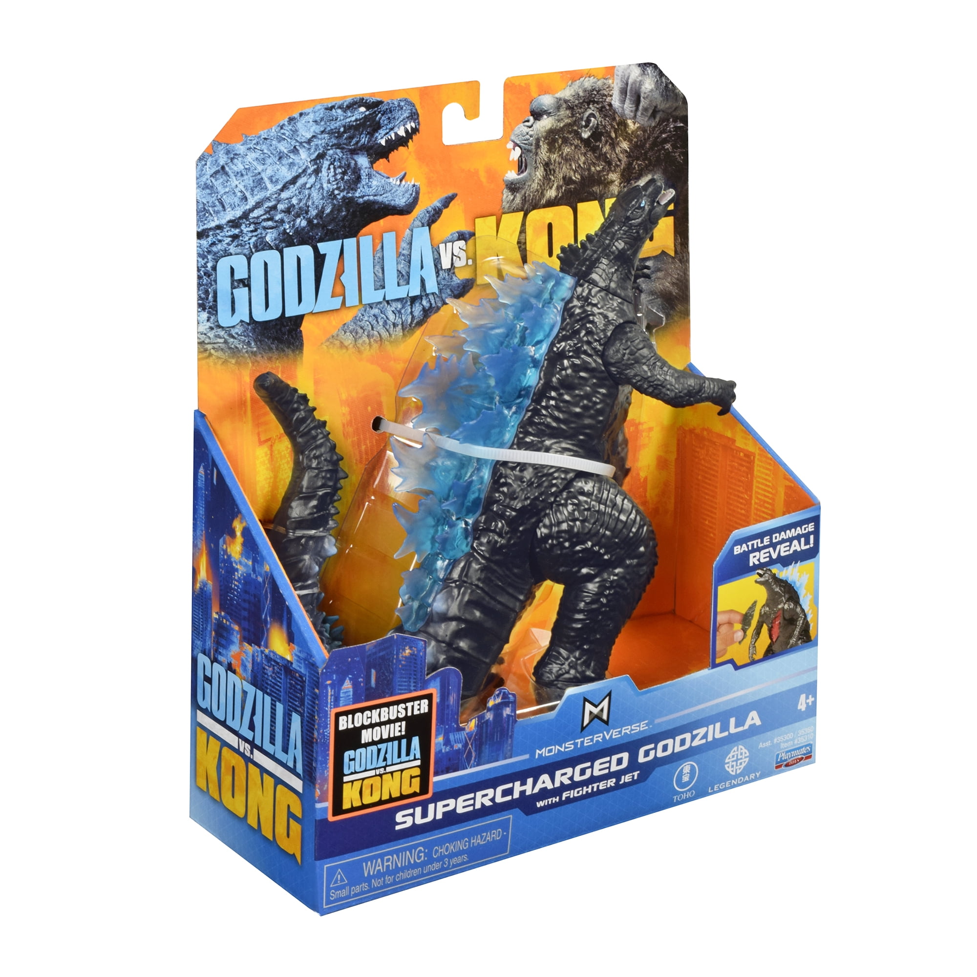Buy Godzilla vs. Kong 6 Supercharged Godzilla w/Fighter Jet Online at ...