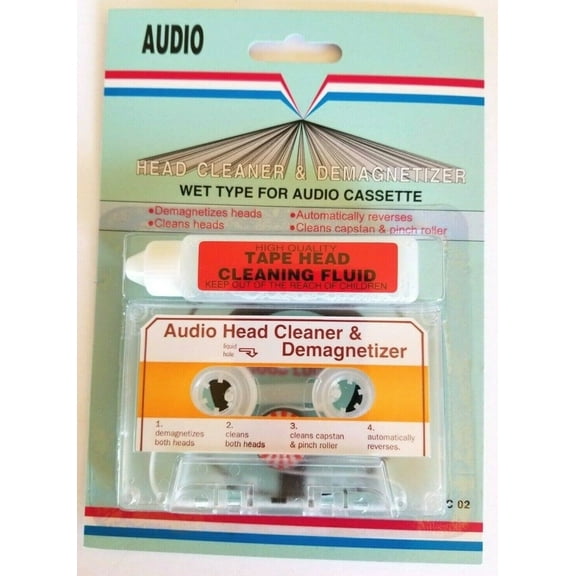 Reshow VHS VCR Head Cleaner, Dry Cleaning Kit for VHS Tape Playback ...