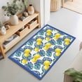 2x3ft Area Rug,Farmhouse Lemon Monstera Washable Large Rugs Soft Non ...