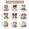 9Pcs 9 Styles Plastic Heat Transfer Film Logo Stickers Set for DIY T ...