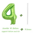 KAJHDGH 40 Inch Large Green Numbers Balloons 4 Number 4 Digit 4 Helium ...