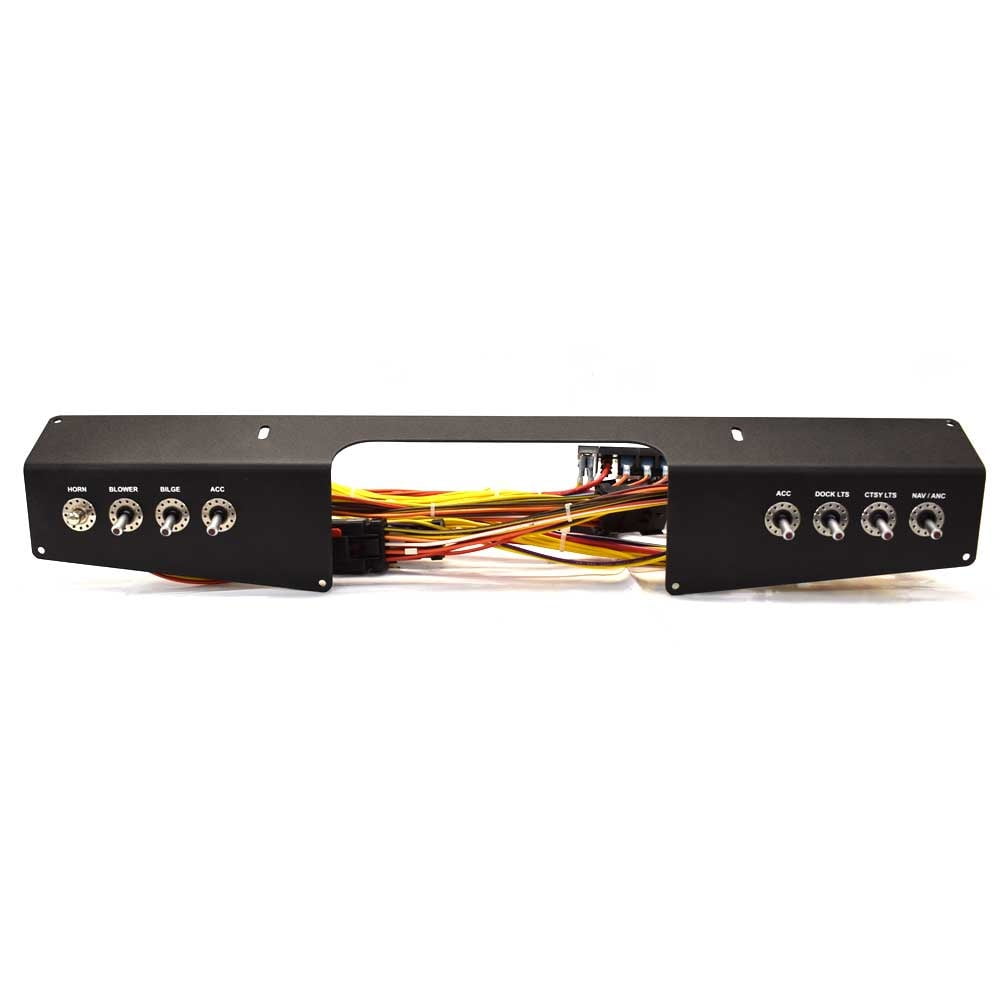 Four Winns Boat Helm Switch Panel 025-4725 | Black 23 3/4 x 3 1/2 Inch ...