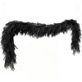 2pc Halloween Black Garland ,6FT Artificial Norfolk Pine Garland, Real ...