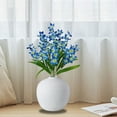 Mainstays 18.5in Indoor Artificial Jasmine Bush, Blue Color - Walmart.com