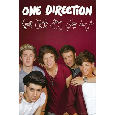 One Direction Poster Group Shot c New 24x36 - Walmart.com