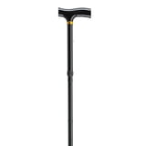 Drive Medical Lightweight Adjustable Folding Cane with T Handle, Black ...