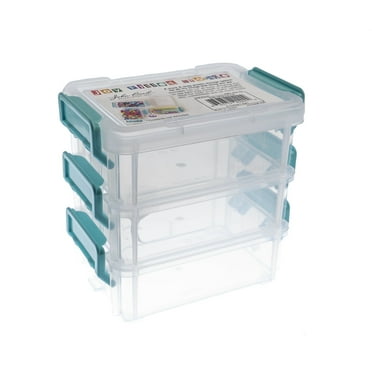 Paylak 12 Clear Acrylic Boxes with Lids for Organizing Jewelry, Beads ...