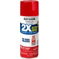 (2 pack) Apple Red, Rust-Oleum American Accents 2X Ultra Cover Gloss ...
