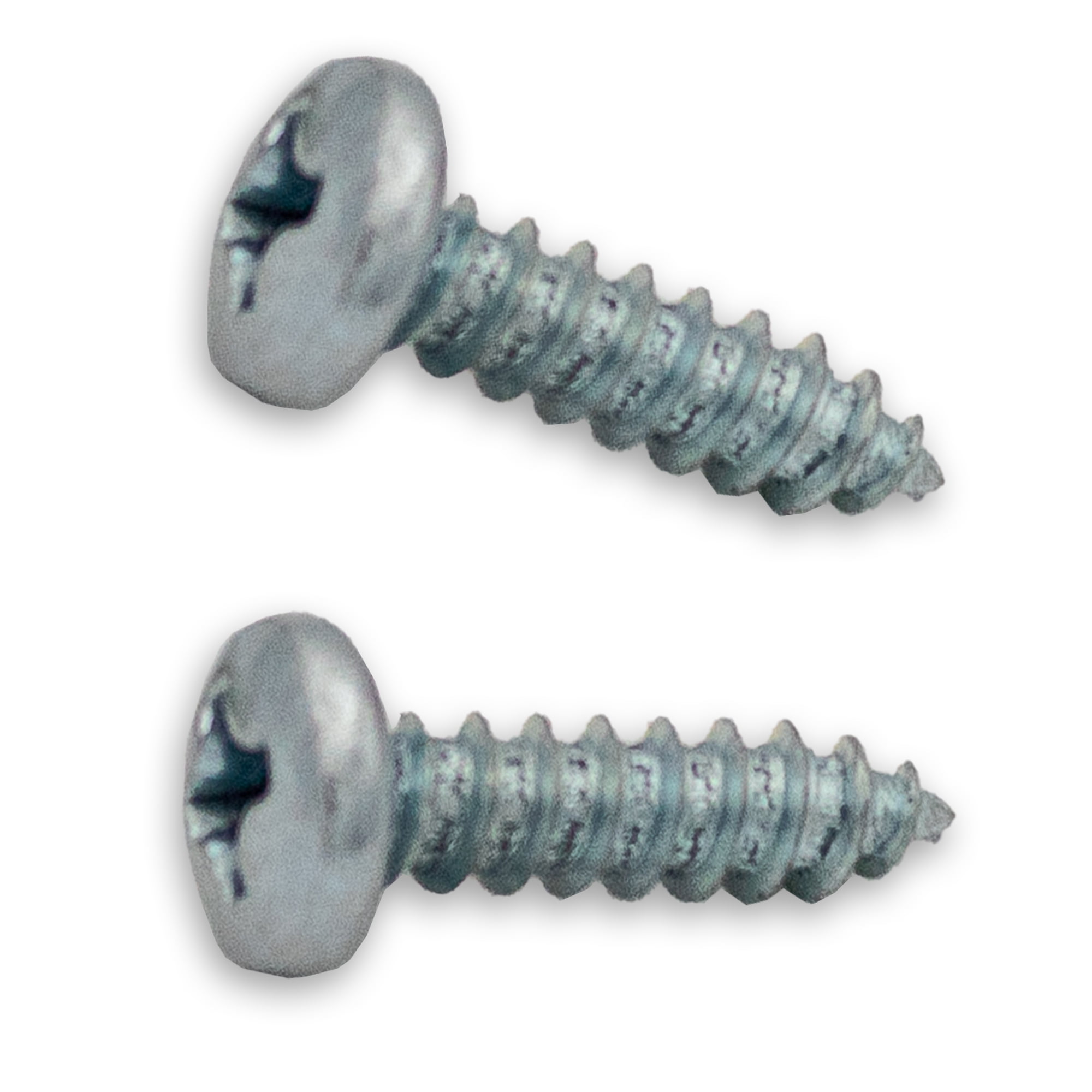 200 No 6 Round Head 1/2 Inch Screws Zinc Plate - Walmart.com