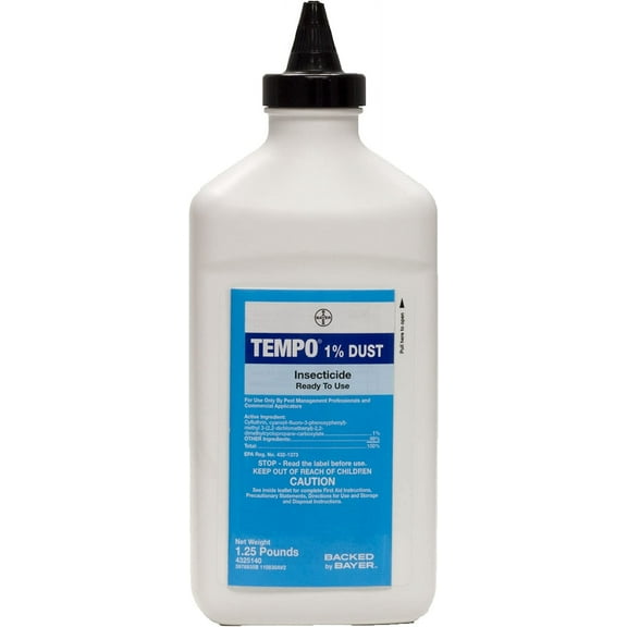 Bayer Tempo 1% Dust Insecticide, 1.25 lbs, Pyrethroid Residual for ...