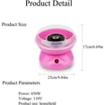 Mini Cotton Candy Machine with Sugar Scoop, Sticks 450W Electric ...