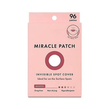 MIRACLE PATCH Facial Hydrocolloid Acne Patches, Blemishes, Acne ...