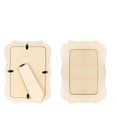 Wooden Picture Frames for Crafts, 4x6 Inch Unfinished Paintable Wood ...