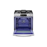 LG Kitchen Appliance LSGL6337F Slide-In Gas Range, Black Stainless ...