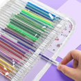 XAOUS Metallic Gel Markers Pen with Glitters Inks Safe Materials for ...