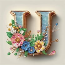 Letter D Diamond Art Painting Kit - Walmart.com