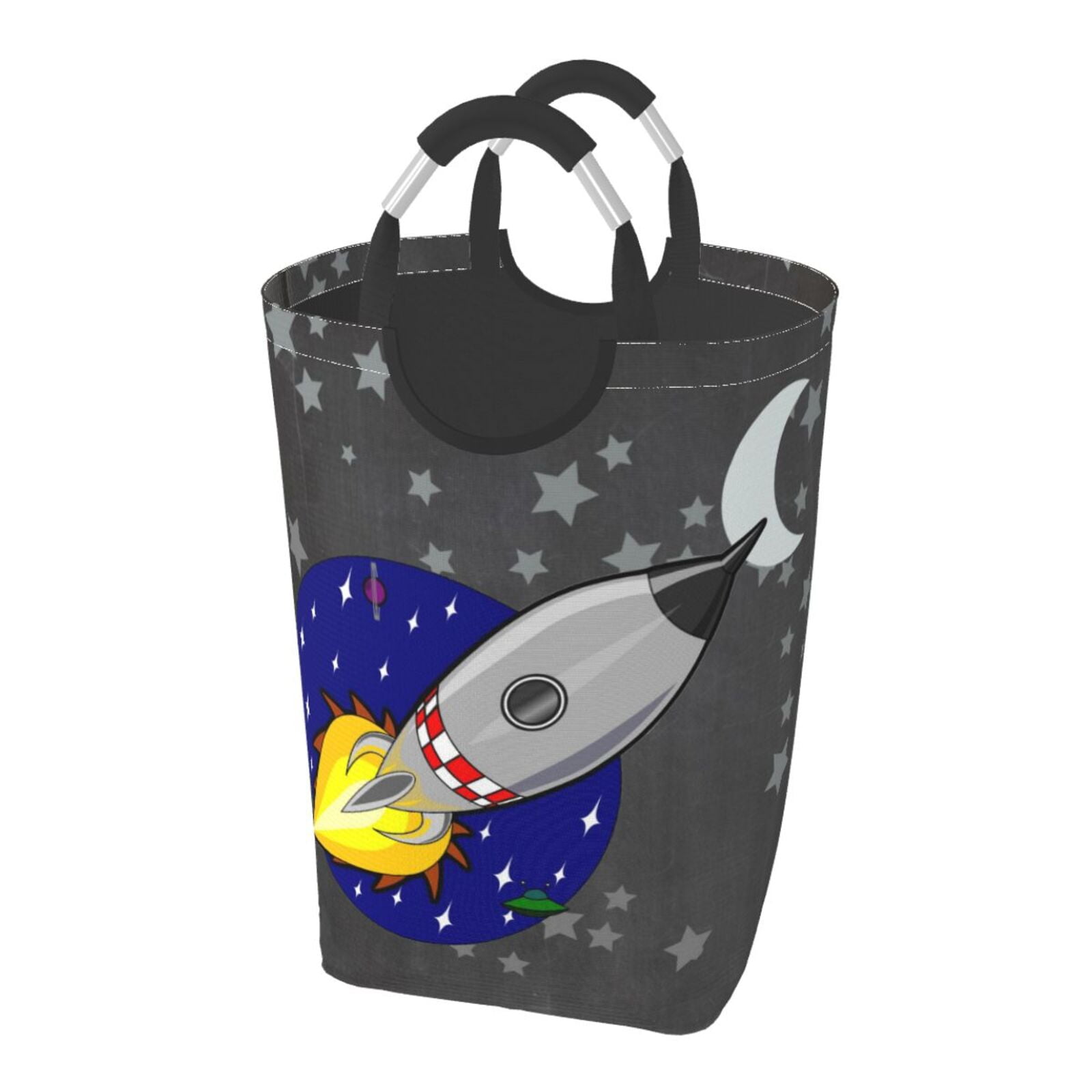 XMXY Space Ship Rocket Kids Rectangular Laundry Basket Organizer ...