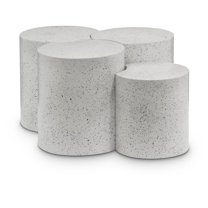 Meridian Furniture Spherical White Marble Coffee Table - Walmart ...