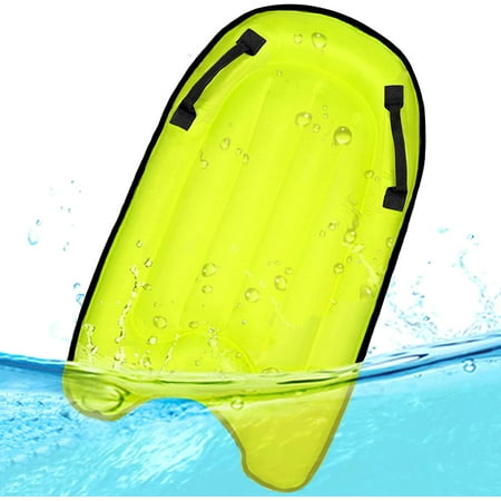 Inflatable Surfboard with Handles, 200lb Beach Float Board, Portable ...