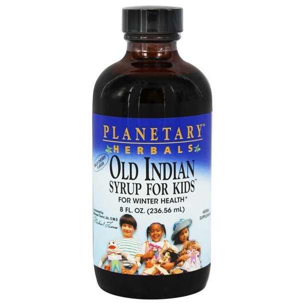 Planetary Herbals - Old Indian Syrup For Kids Wild Cherry - 8 Fl oz ...