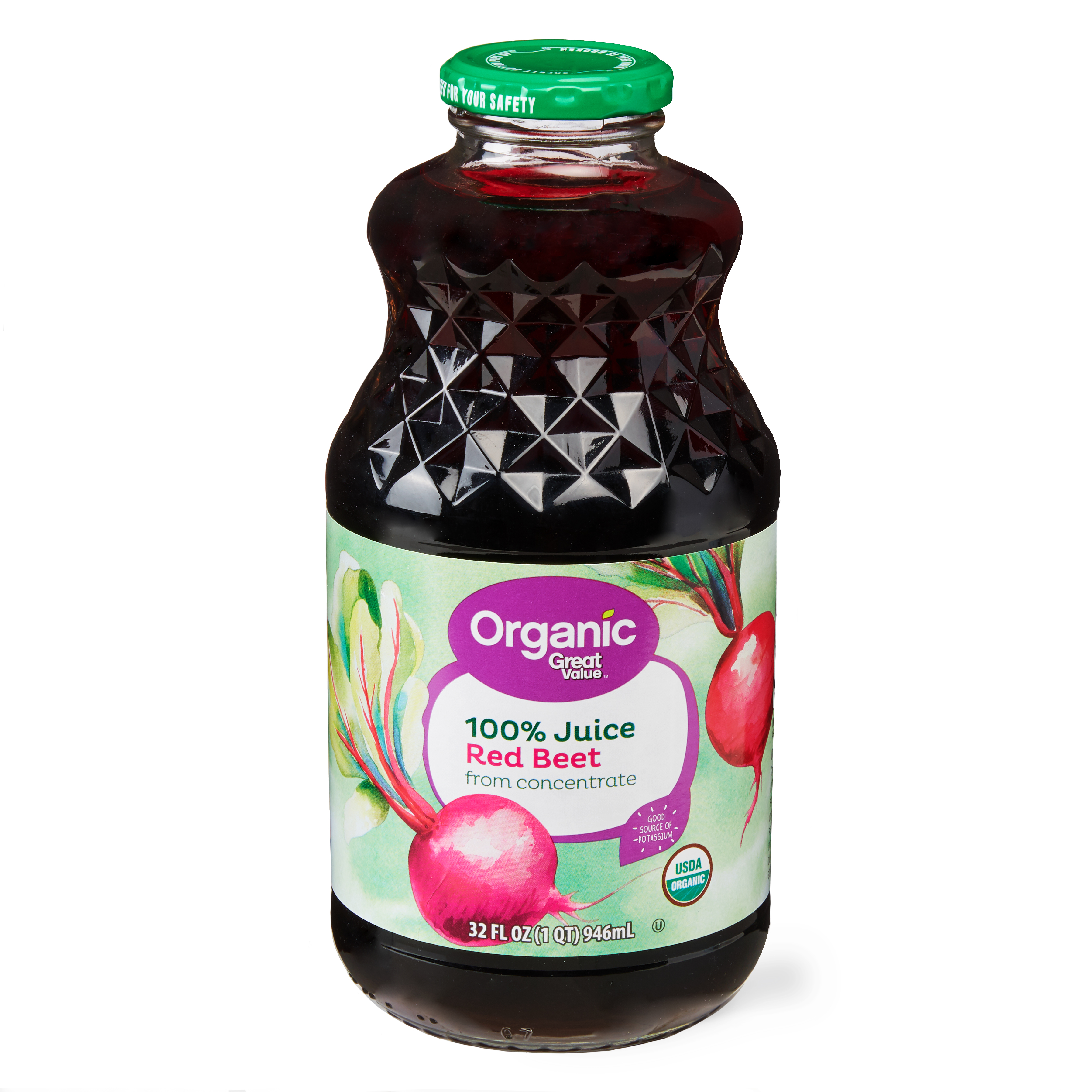 Great Value Organic 100 Beet Juice 32 Fl Oz Walmart