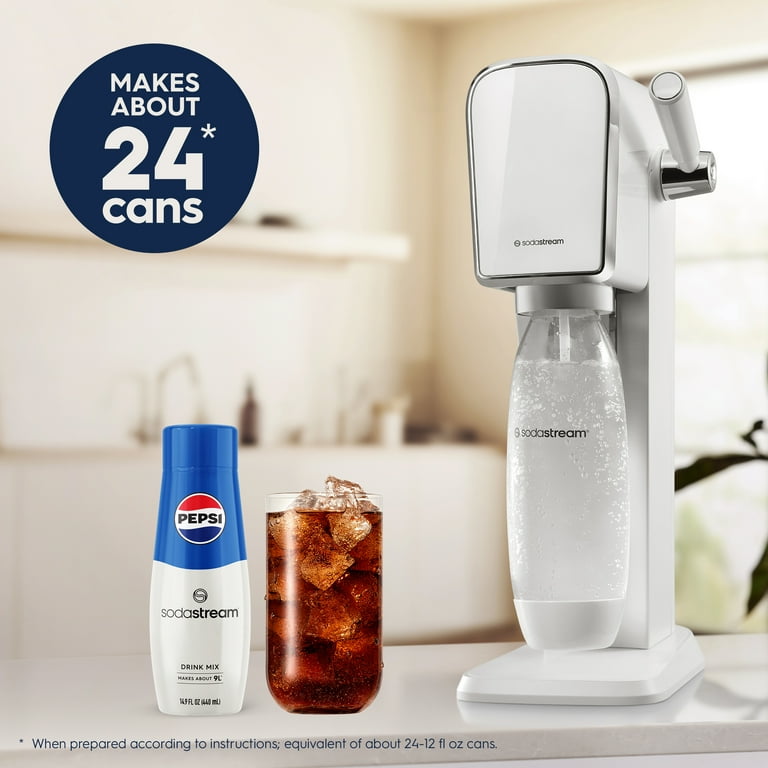 SodaStream Art (White) Sparkling Water Maker Bundle, with SodaStream Art (White) Sparkling Water Maker Bundle, with